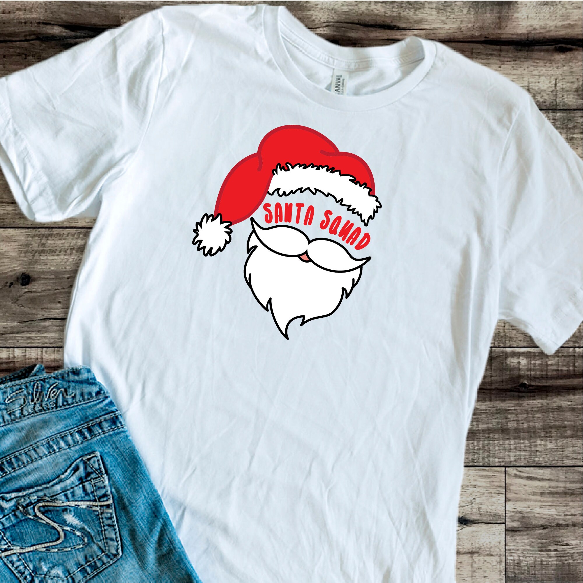 Santa Hat and Beard SVG Santa Hat SVG Santa Beard SVG | Etsy