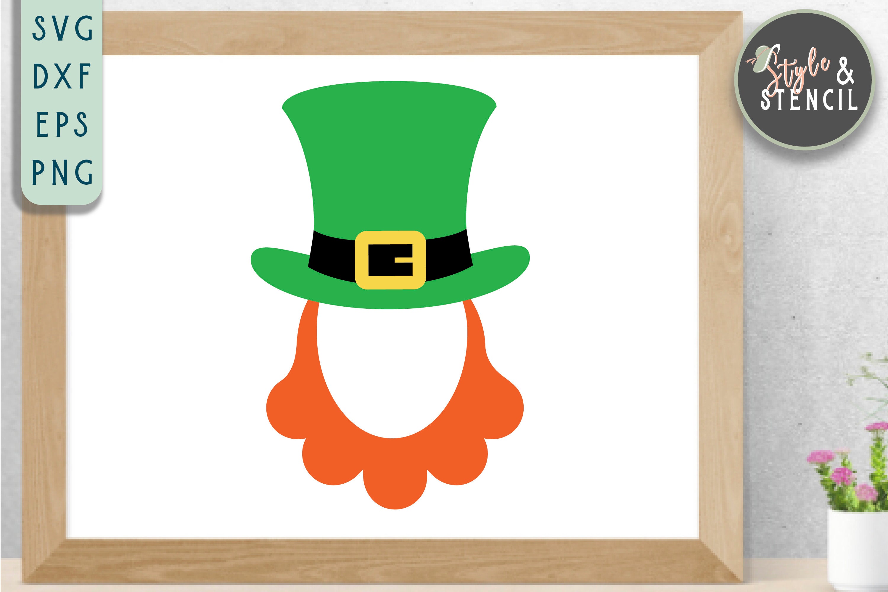 Leprechaun Hat & Beard SVG – St Patricks Day Shirt (digital Download ...