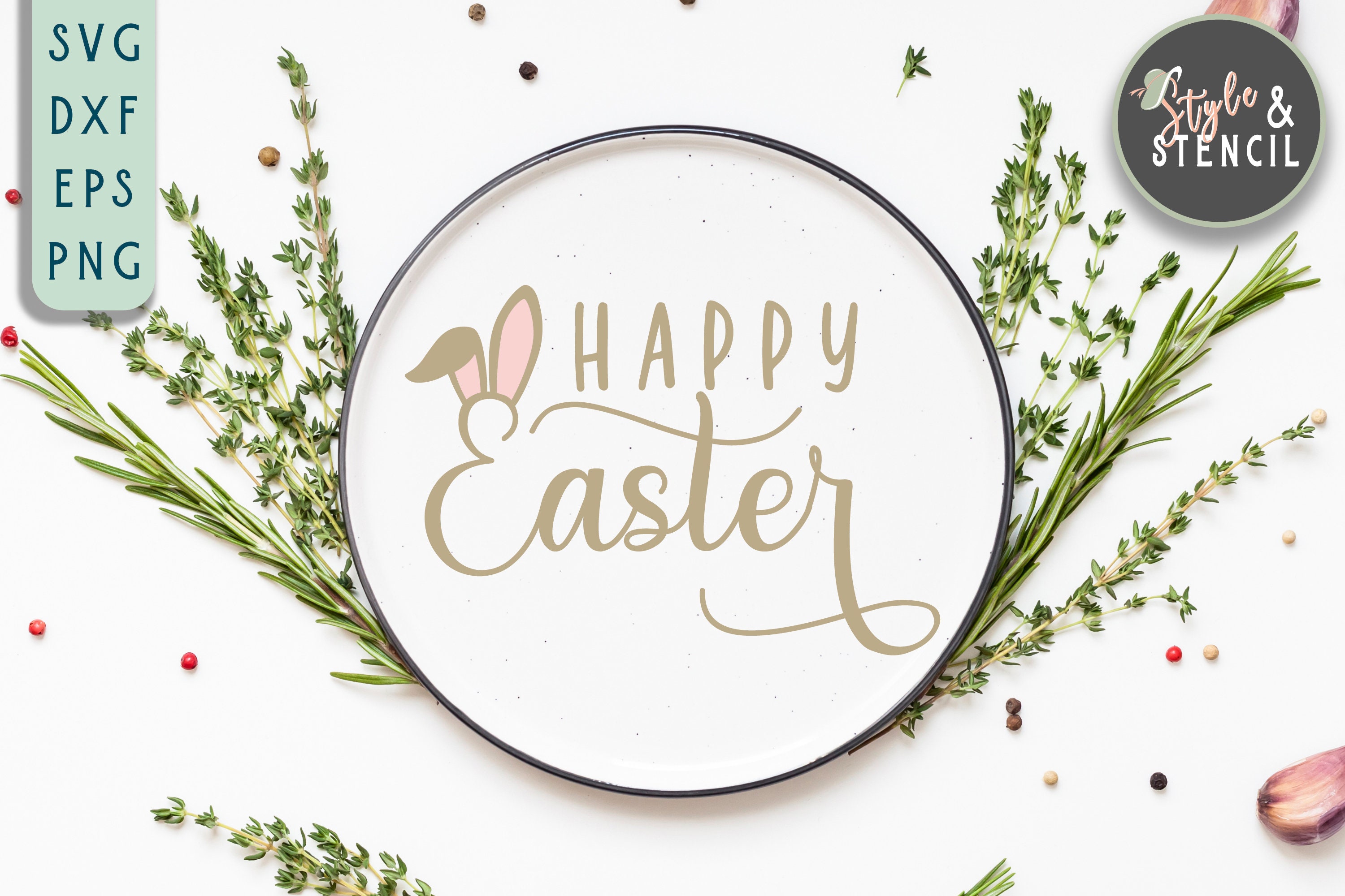 Happy Easter SVG Easter SVG Easter PNG Happy Easter Sign | Etsy
