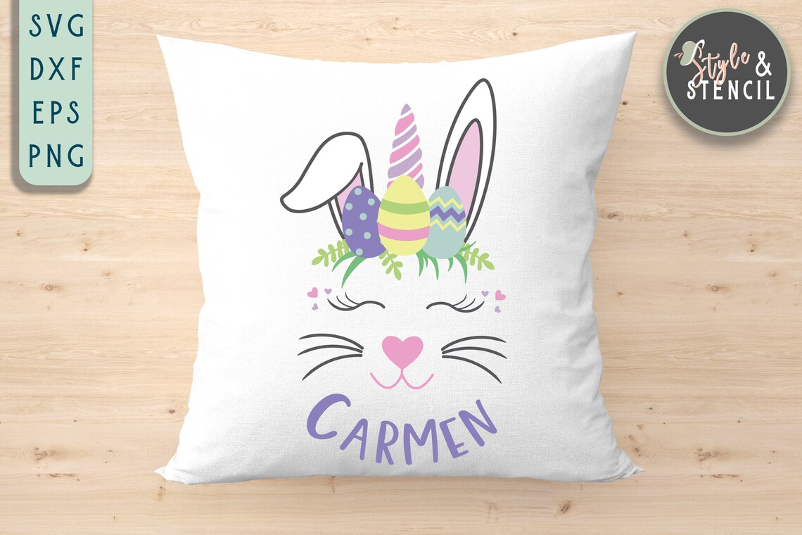Bunny Unicorn SVG Bunny Unicorn Easter Unicorn Svg - Etsy
