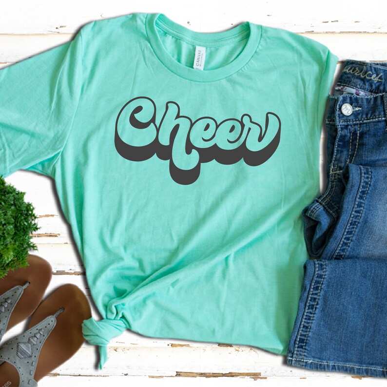 Cheer SVG Retro Cheer SVG Cheerleader SVG Cheer Shirts - Etsy