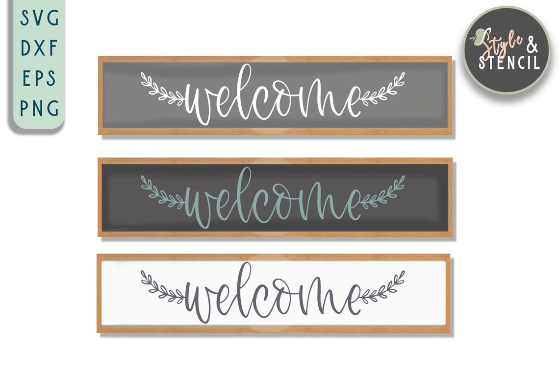 Welcome SVG Welcome Sign Home Decor Home Sign Welcome - Etsy