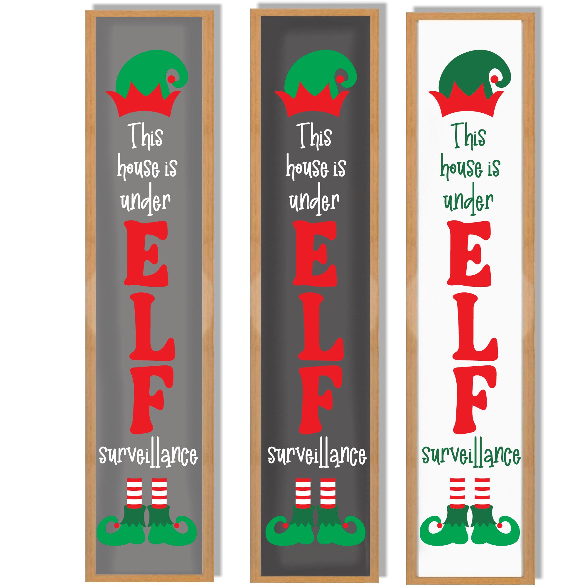 Christmas Porch Sign SVG Elf Surveillance SVG Christmas | Etsy