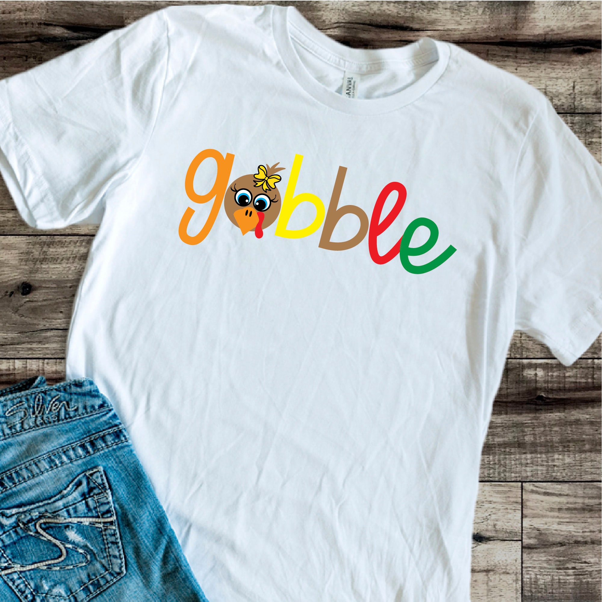 Gobble SVG Girl Turkey SVG Gobble Til You Wobble SVG - Etsy