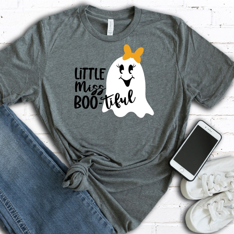 Little Miss Bootiful SVG – Girl Halloween Shirt Design (digital ...