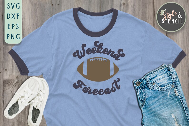 Weekend Forecast SVG Football SVG Game Day Football SVG | Etsy