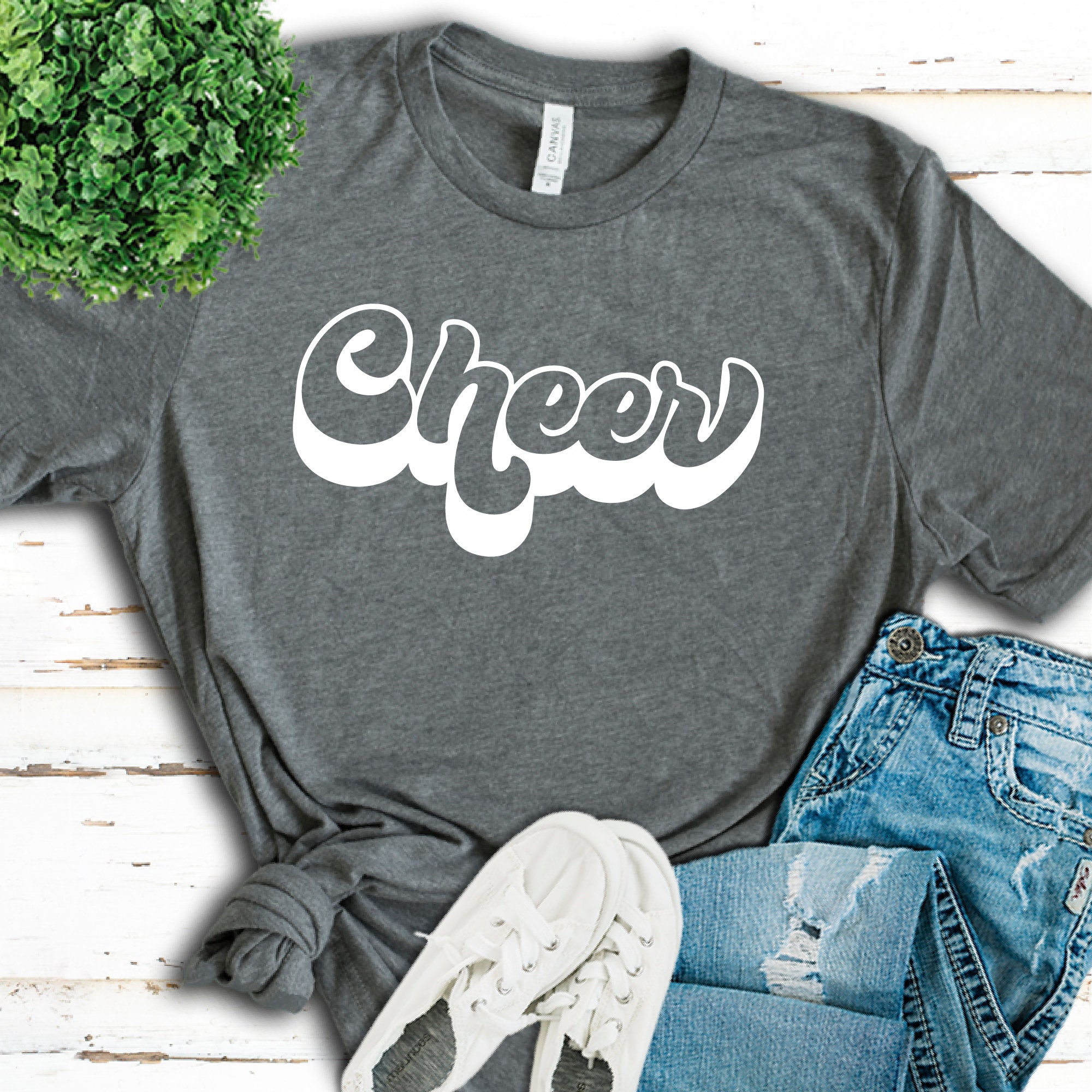 Cheer SVG Retro Cheer SVG Cheerleader SVG Cheer Shirts - Etsy