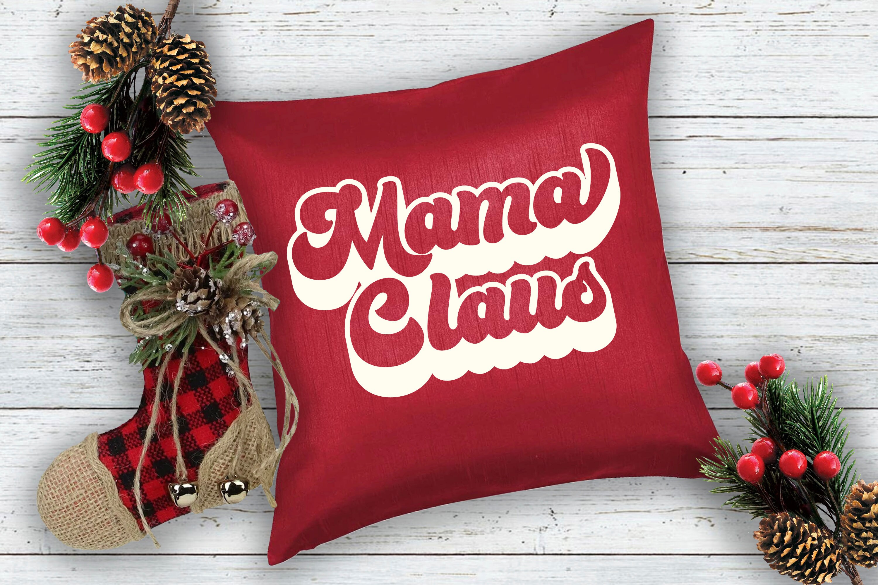 Mama Claus SVG Christmas SVG Mama Claus Retro Christmas - Etsy