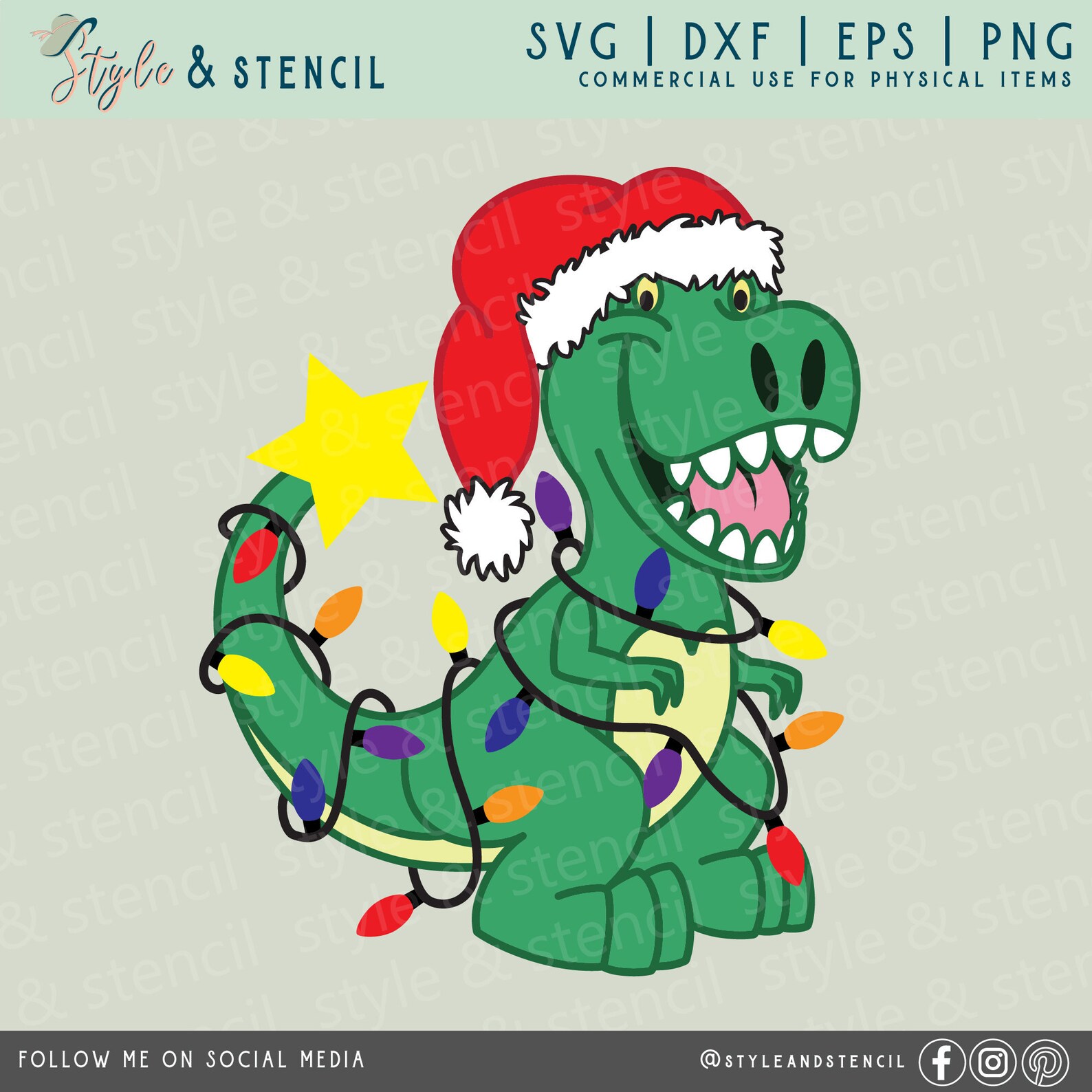 Tree Rex SVG Tree Rex Christmas SVG Christmas PNG Kids - Etsy