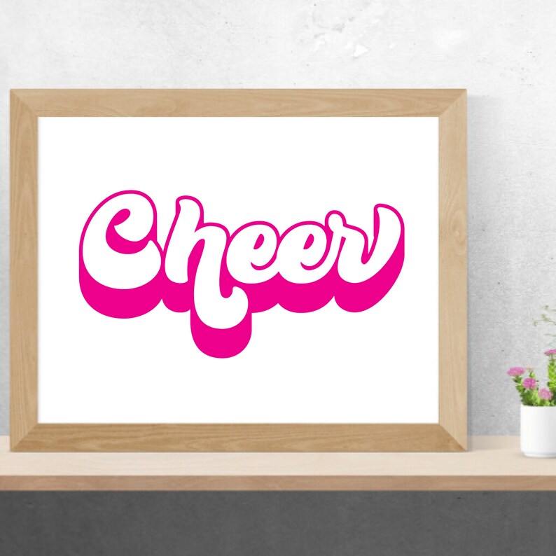 Cheer SVG Retro Cheer SVG Cheerleader SVG Cheer Shirts - Etsy