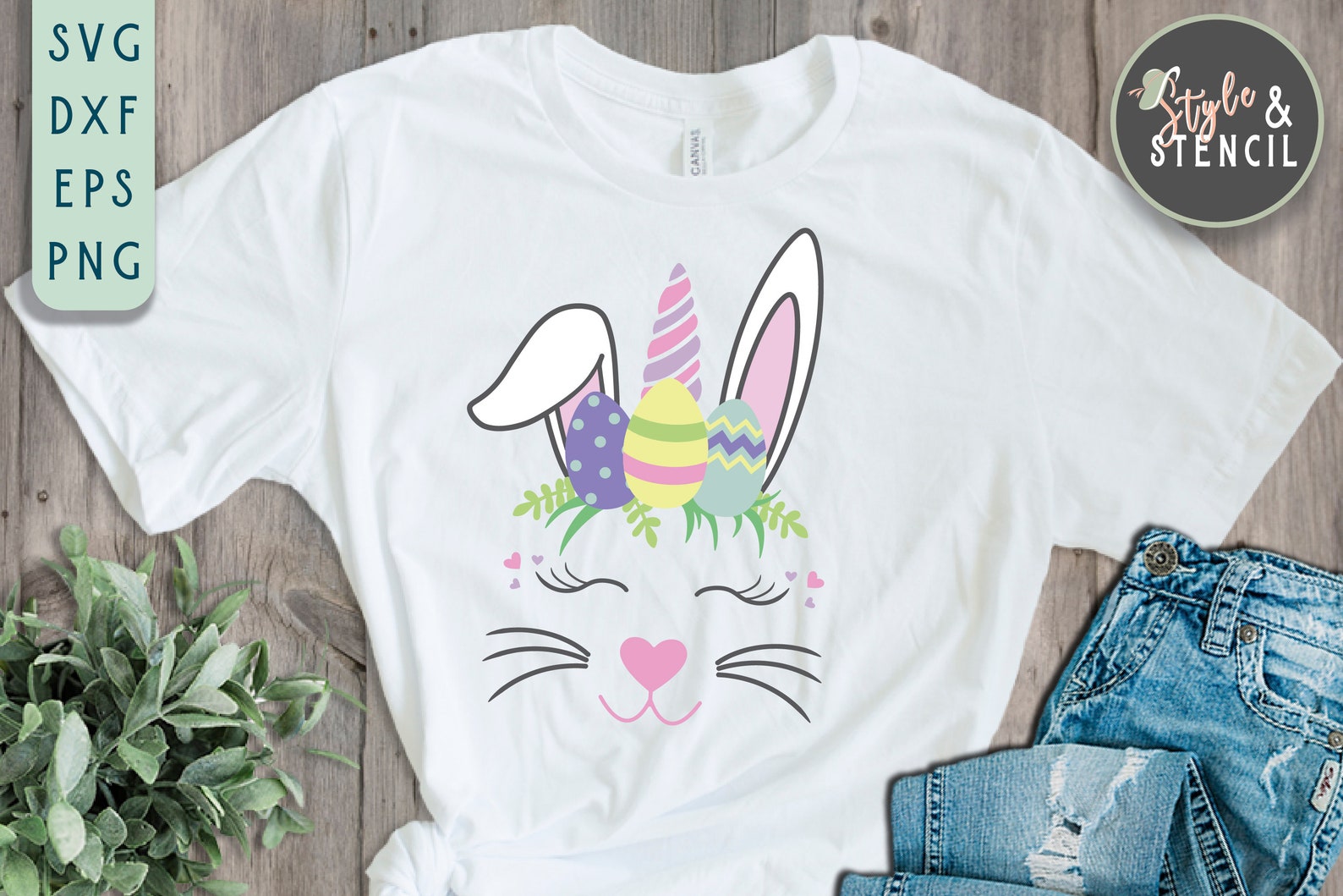 Bunny Unicorn SVG Bunny Unicorn Easter Unicorn Svg - Etsy
