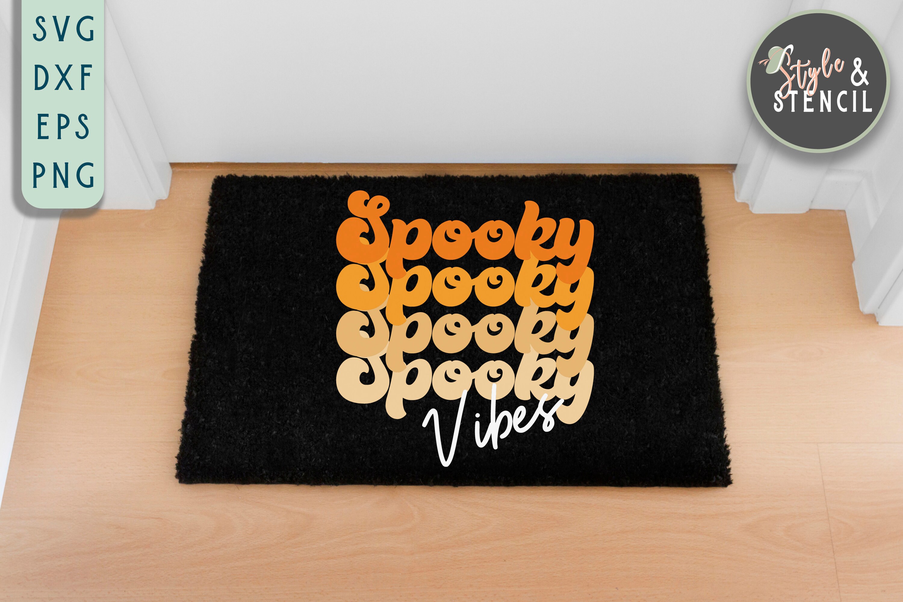 Spooky Vibes SVG Spooky Decor Halloween SVG Halloween | Etsy