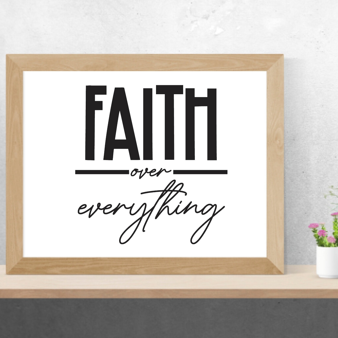Faith Over Everything SVG Faith SVG Faith Shirt Faith | Etsy