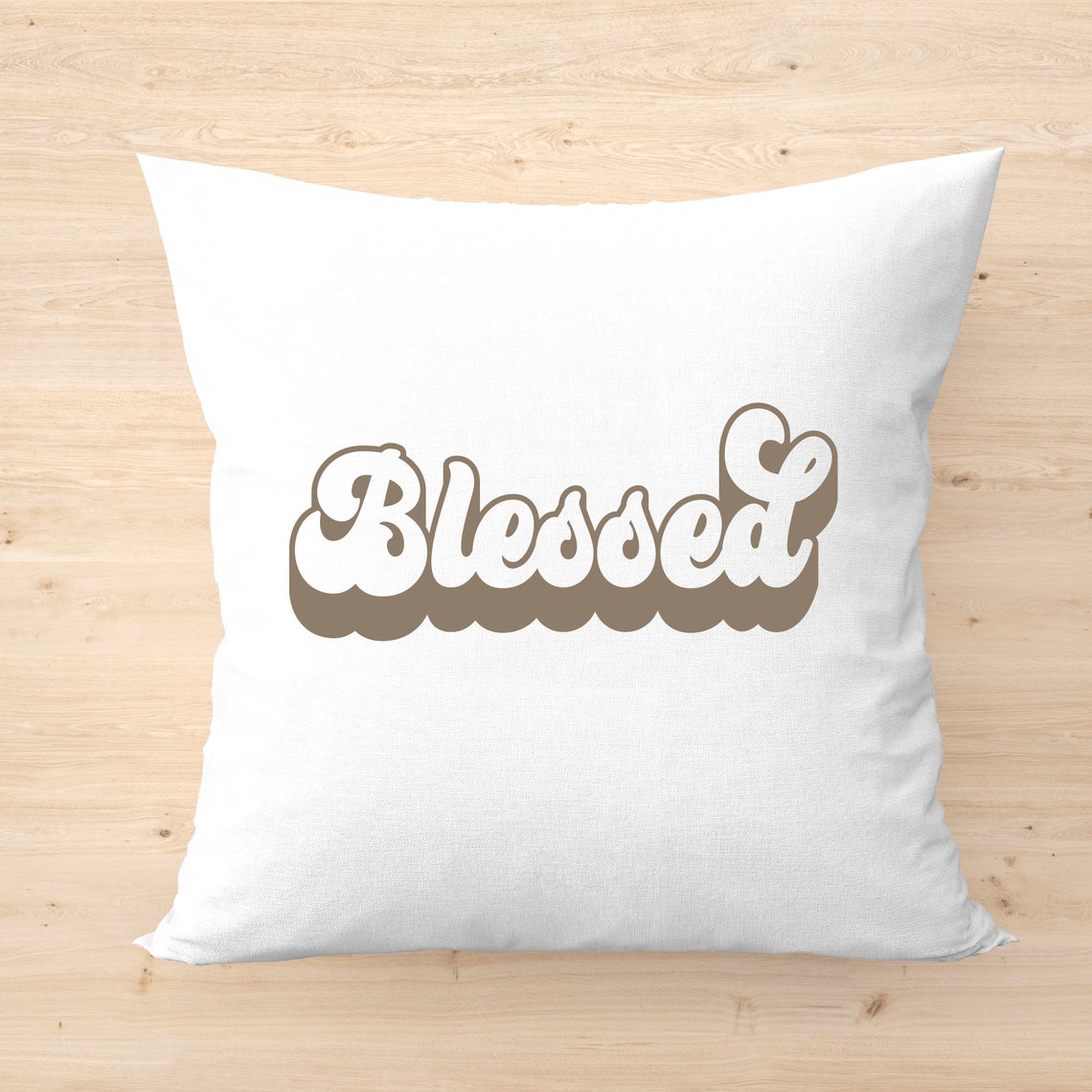 Blessed SVG Retro Font SVG Grateful Thankful Blessed SVG - Etsy