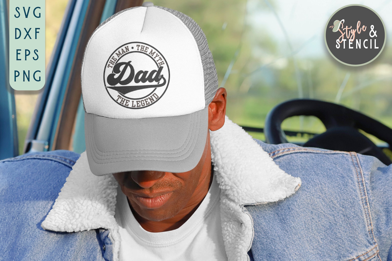 Dad SVG Fathers Day SVG Dad Gift the Man the Myth the - Etsy
