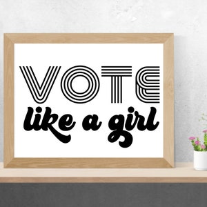 Vote Like a Girl SVG Voting Like a Girl SVG Vote SVG Vote Shirt ...
