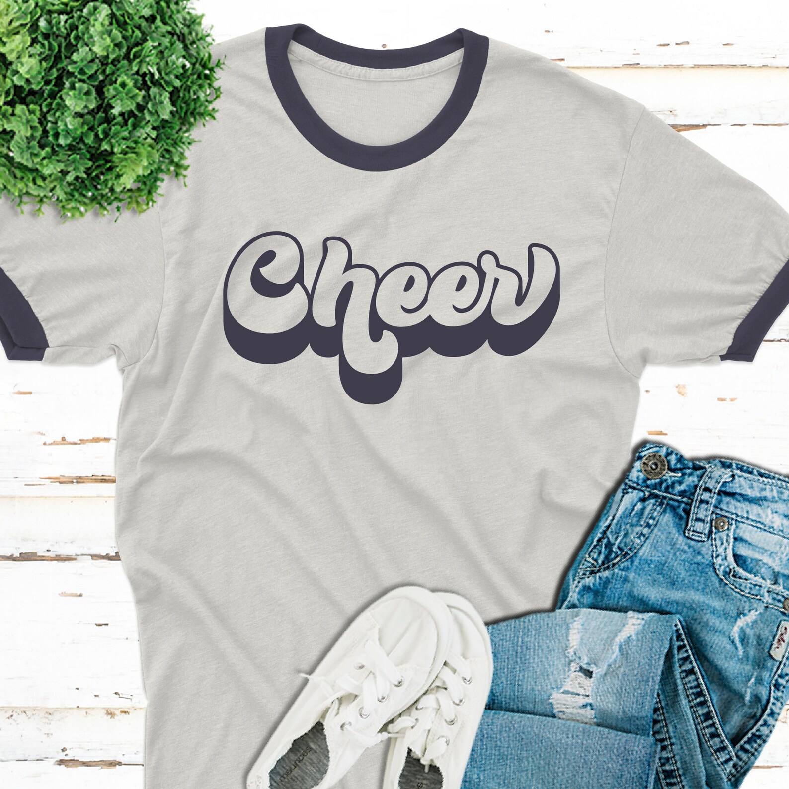Cheer SVG Retro Cheer SVG Cheerleader SVG Cheer Shirts - Etsy