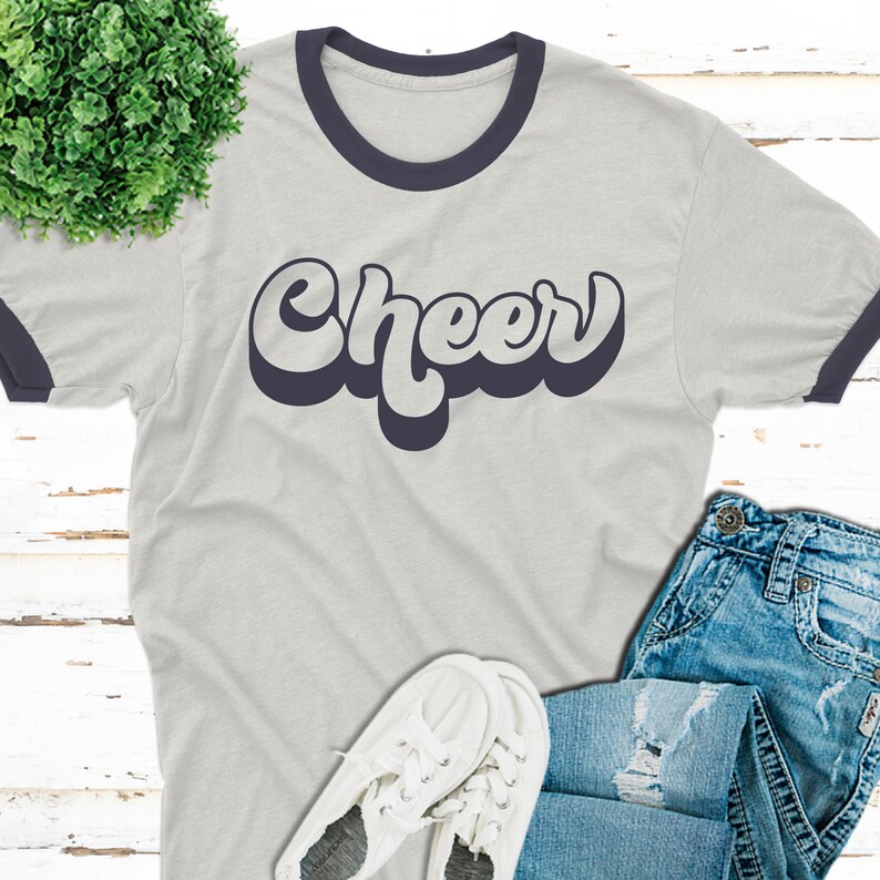 Cheer SVG Retro Cheer SVG Cheerleader SVG Cheer Shirts - Etsy