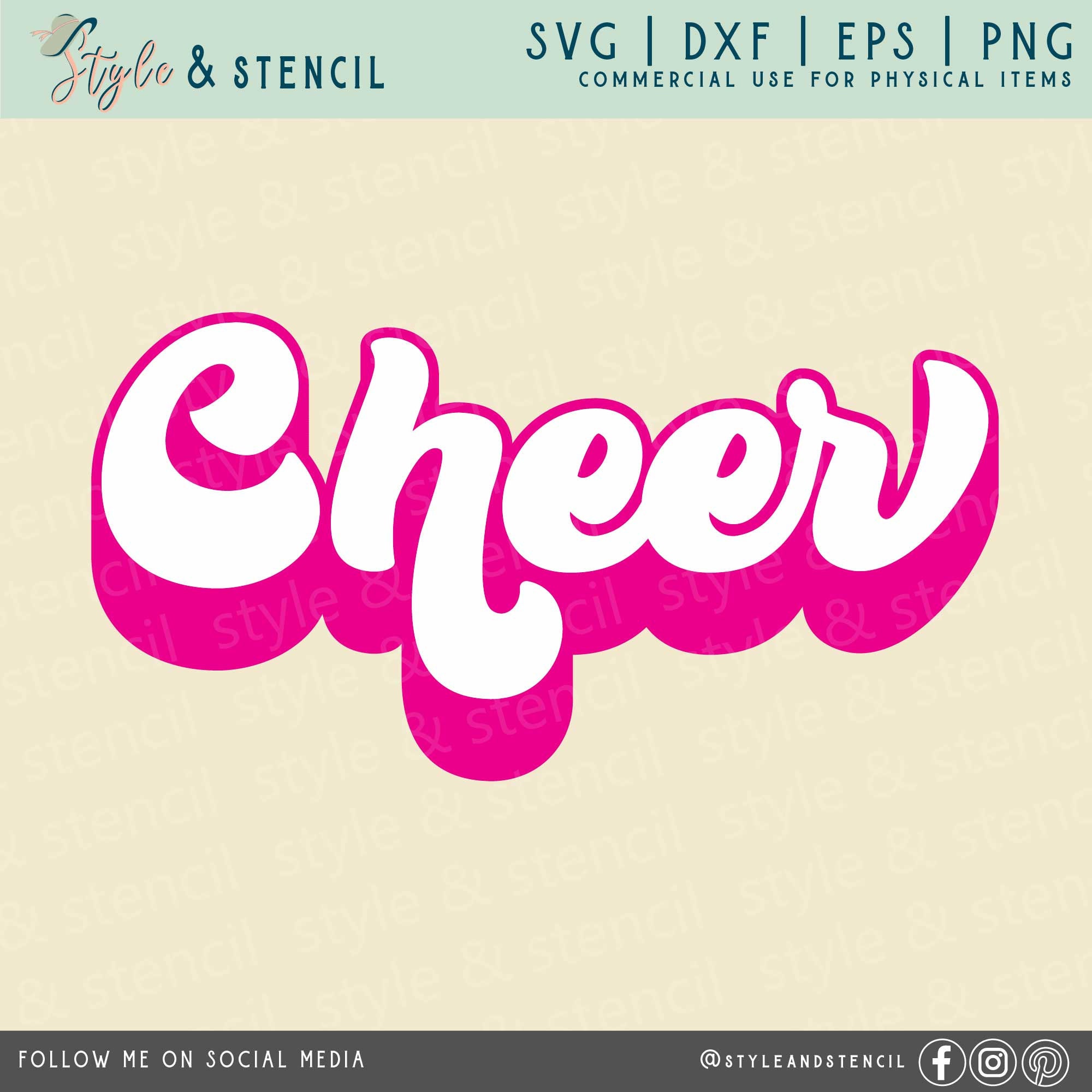 Cheer SVG Retro Cheer SVG Cheerleader SVG Cheer Shirts - Etsy