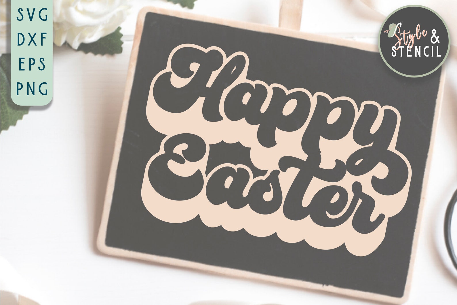 Happy Easter SVG Easter SVG Easter PNG Happy Easter Sign | Etsy