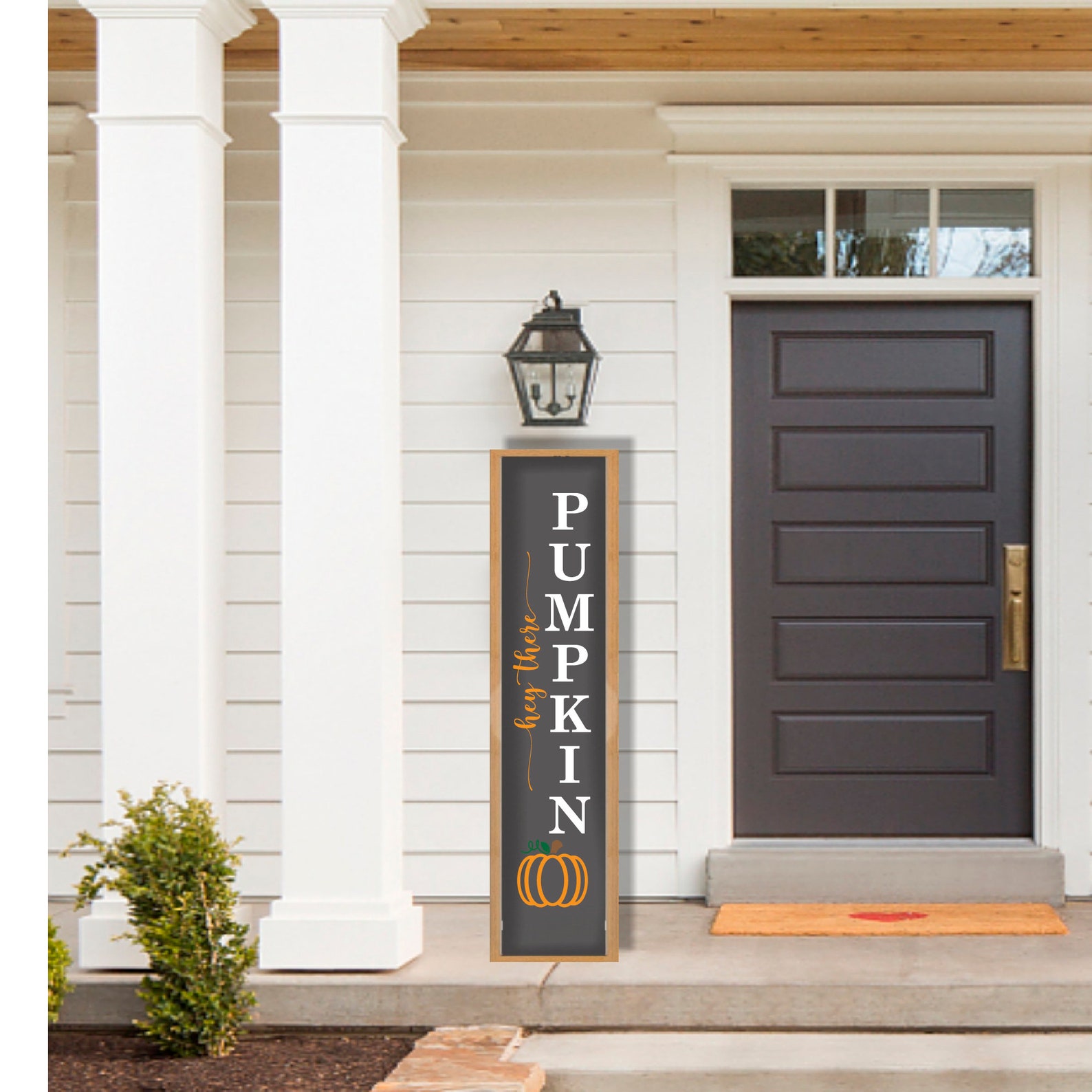 Fall Porch Sign SVG – Hey There Pumpkin, Autumn Decor (digital Download ...