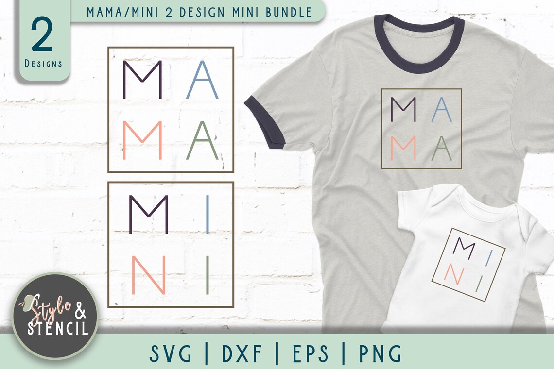 Mama Mini SVG Mama SVG Mama and Me Mama Shirt Svg Mama - Etsy