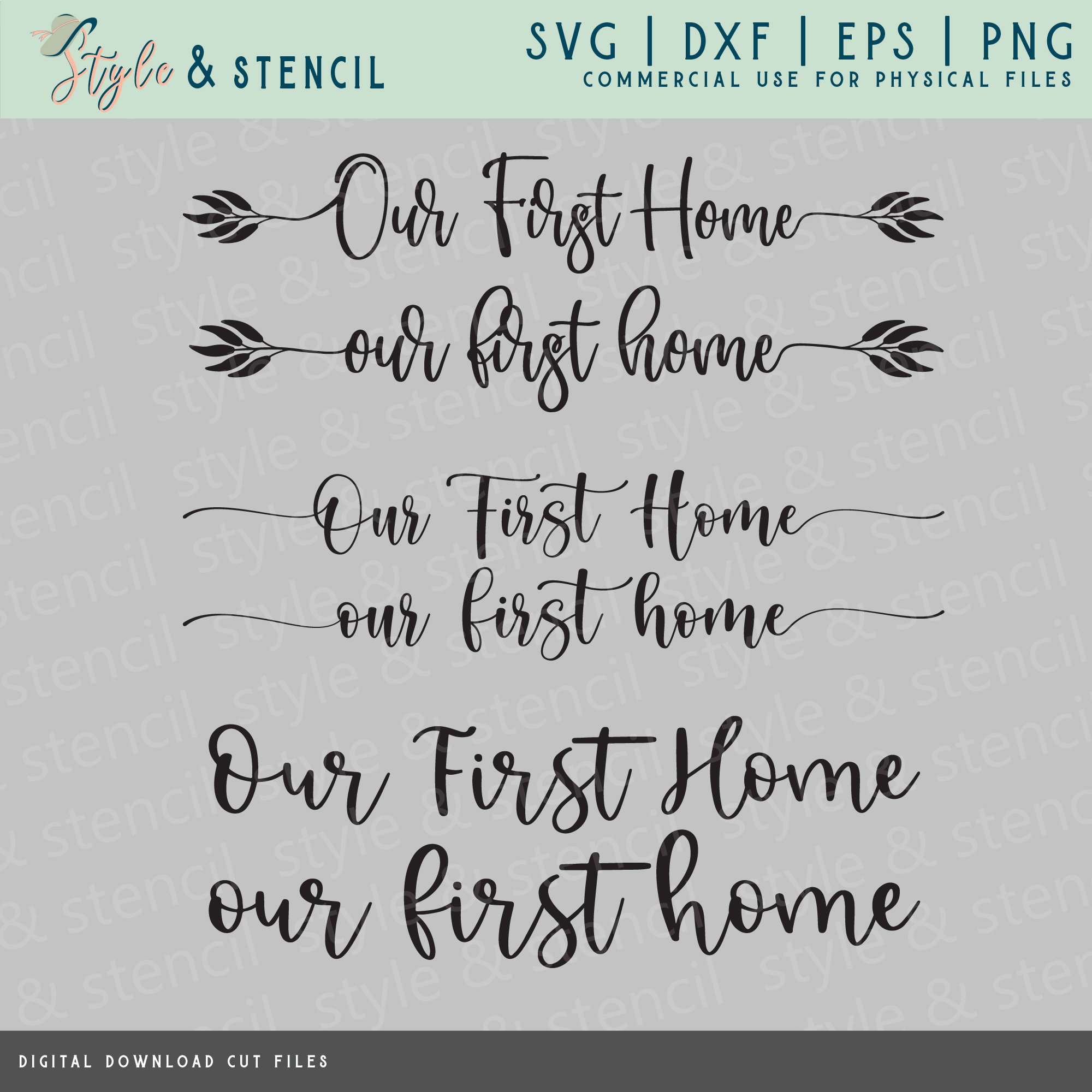 Our First Home SVG Our First Home Home Decor Home SVG - Etsy