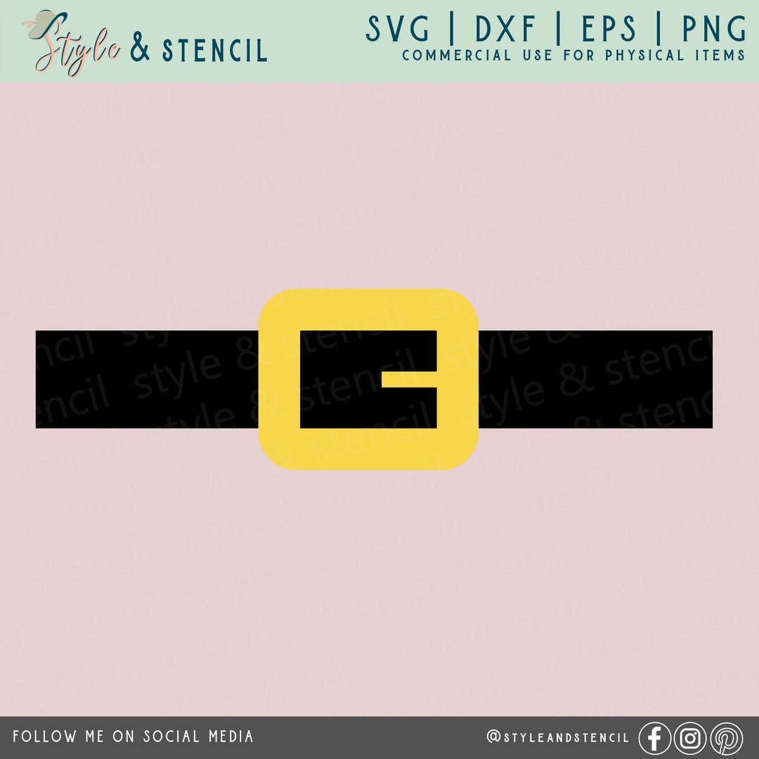 Santa Belt SVG - Santa Belt - Santa SVG - Santa Hat SVG - Santa Clipart ...