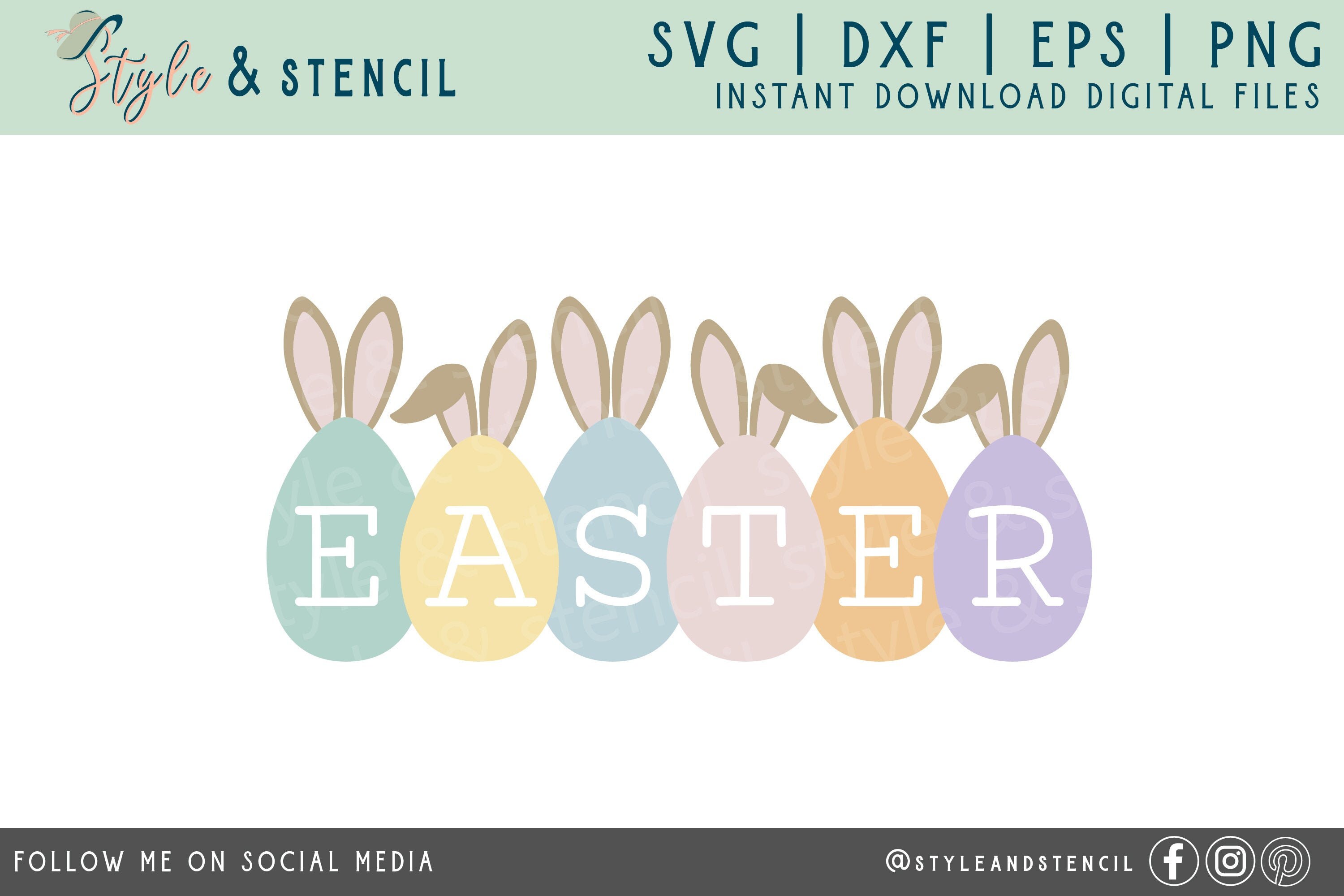 Easter SVG Easter PNG Happy Easter Svg Easter | Etsy