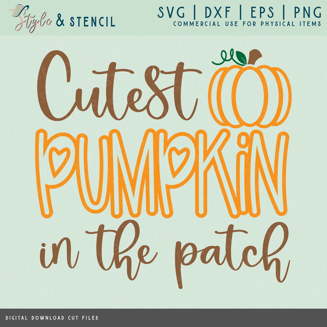 Cutest Pumpkin in the Patch SVG Cutest Pumpkin in the Patch - Etsy
