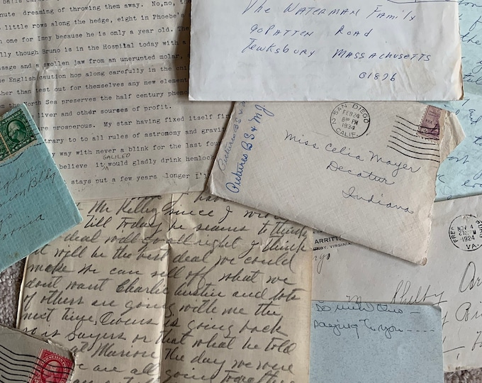 Antique and Vintage Letters - Early 1900s-1950s - With and Without ...