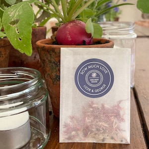 Personalised Wedding Favours Seed Packets, With Natural Biodegradable ...