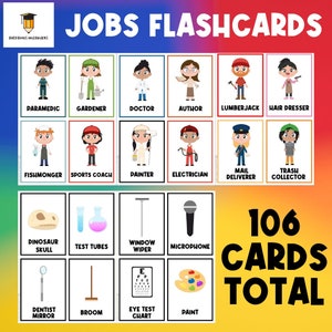 COMMUNITY HELPERS FLASHCARDS | Jobs Occupations Flashcards ...