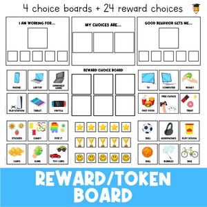 Reward Chart | Behavior Chart | Visual Aid | Incentive Chart | Toddler ...