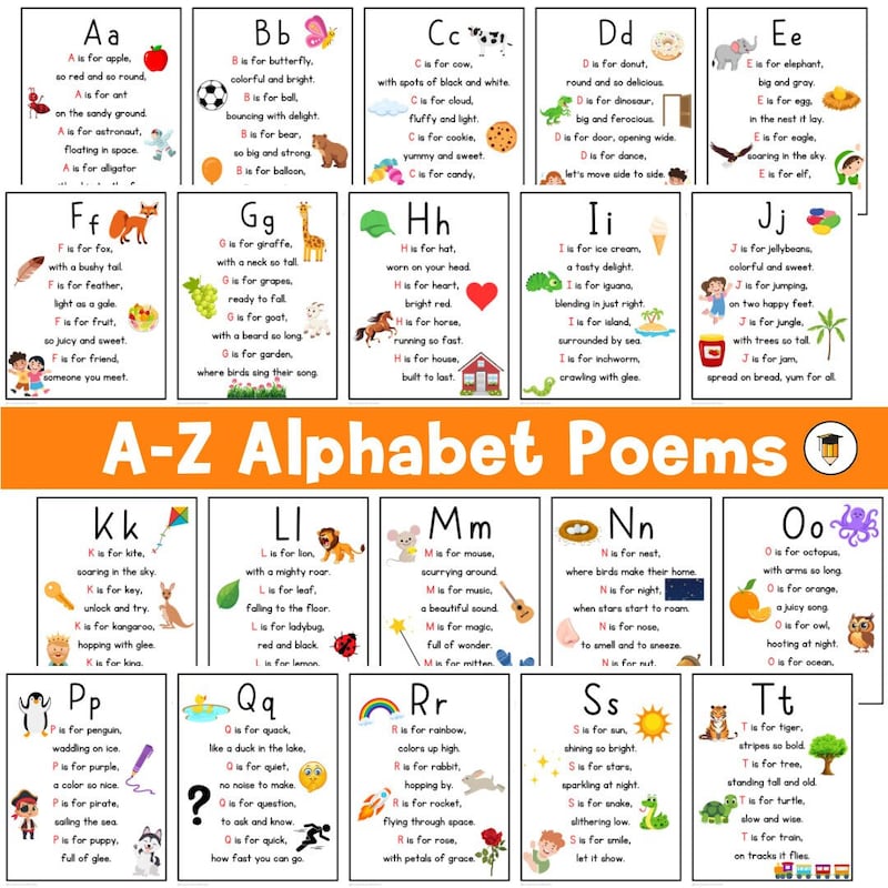 Number and Alphabet Posters - Etsy