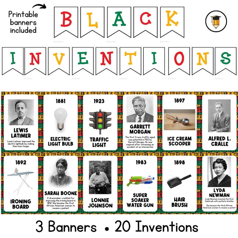 Black Inventors Wall Art - Etsy