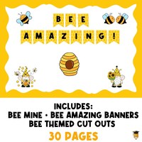Bee Poster - Etsy