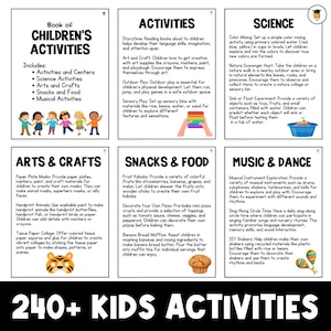 240+ Children's Activities | Daycare | Montessori | Summer Camp Games ...