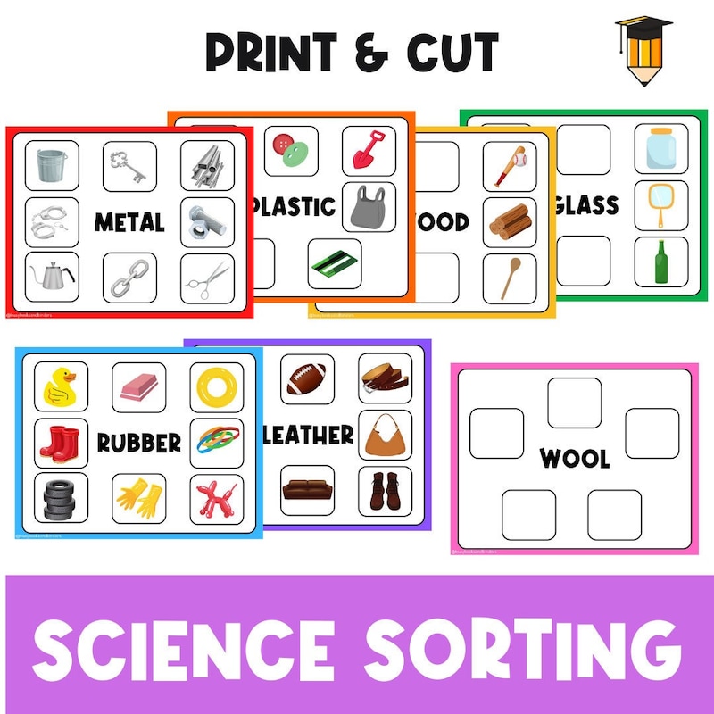 Science Activity Cards - Etsy