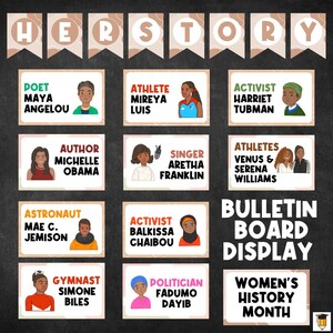 Women's History Month Posters | Bulletin Board Display | Women's ...