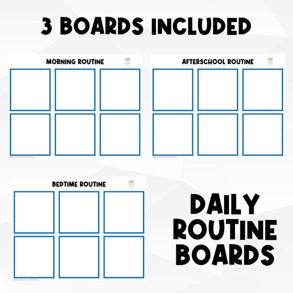 Toddler Routine Board - Etsy