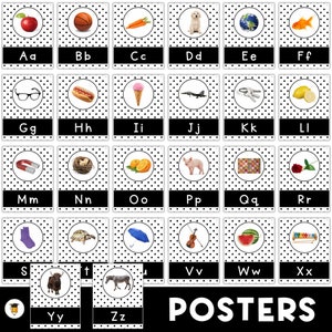 A-Z Posters | Alphabet Posters | Classroom Decor | ABC | Preschool ...