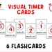 Visual Timer Flashcards | Countdown Cards | Behavior Visuals ...