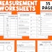 MATH MEASUREMENT WORKSHEETS | Math Worksheets | Measurements ...