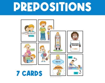 Parts of Speech Flash Cards - Etsy