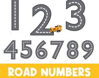Car Numbers Poster - Etsy
