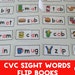 CVC FLIP BOOK | Kindergarten Sight Words | Easy Reader | Phonics | Esl ...