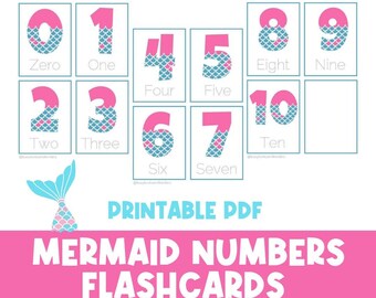 Numbers Tracing Flashcards Preschool Flash Cards 123 - Etsy