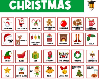 Christmas Task Card - Etsy