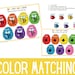COLOR MATCHING | Sorting Activities | Bees | Learn Colours | Preschool ...